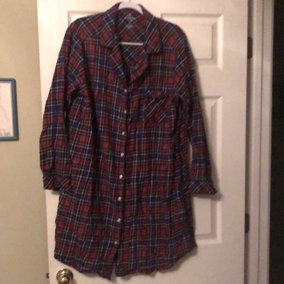 Liz Claiborne | Intimates & Sleepwear | Liz Claiborne Xxl Flannel Plaid ...